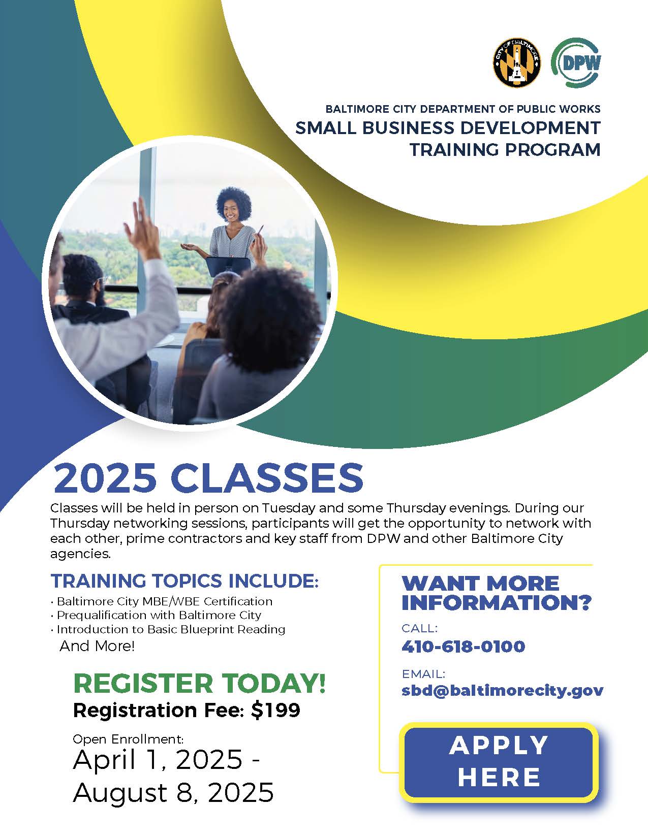 2025 Baltimore City Department of Public Works Small Business ...